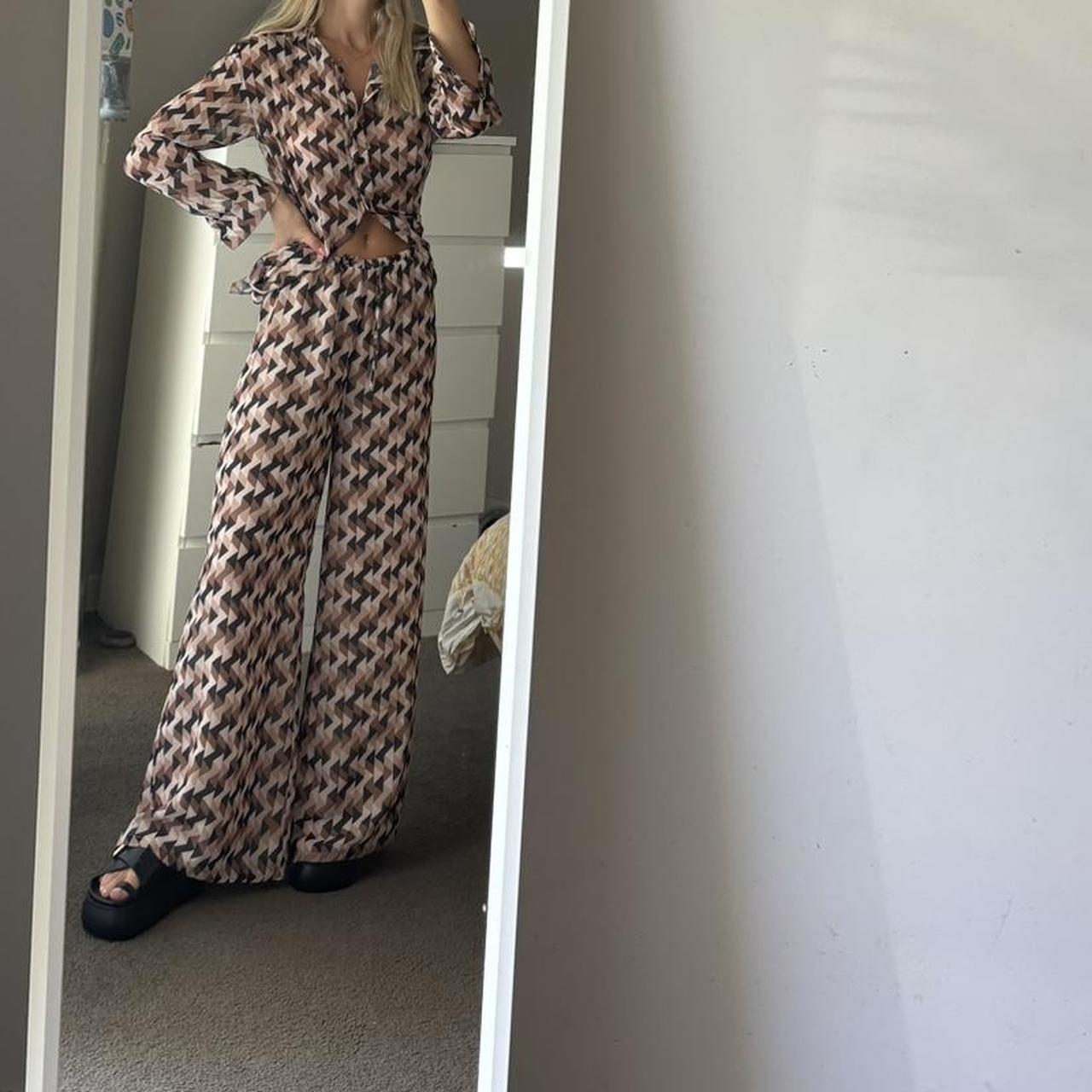 Princess Polly shirt and pant set - only worn to try... - Depop