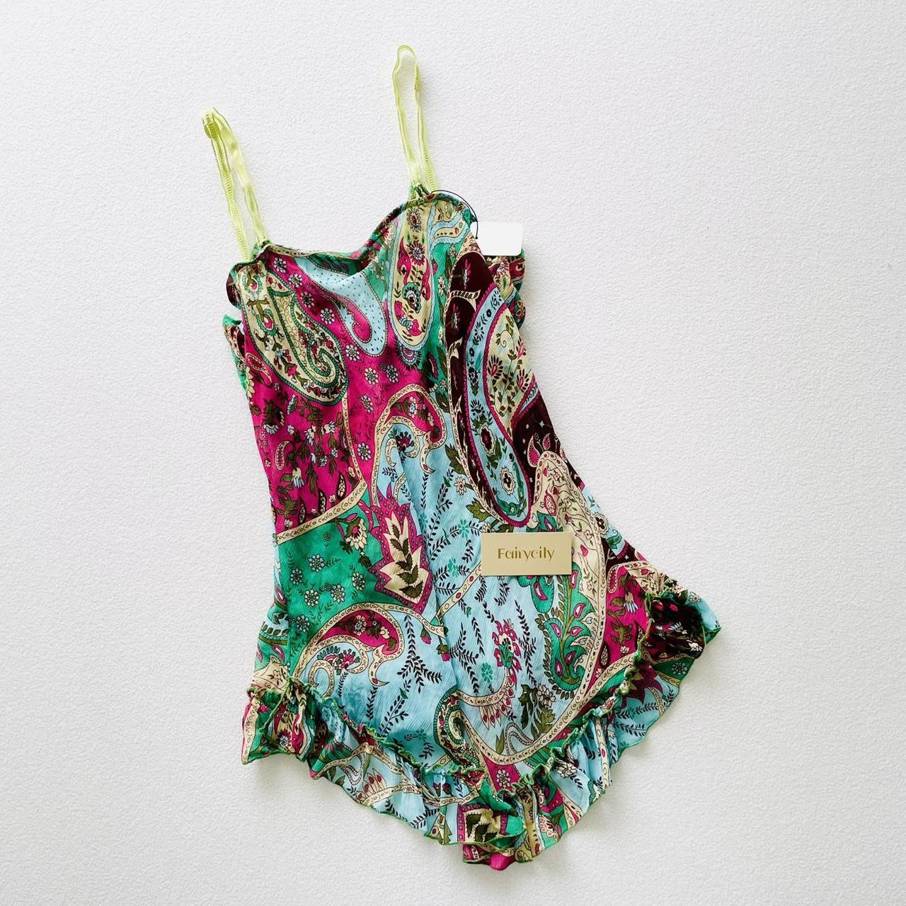 Late 90’s vintage sheer top with paisley print.... | Depop