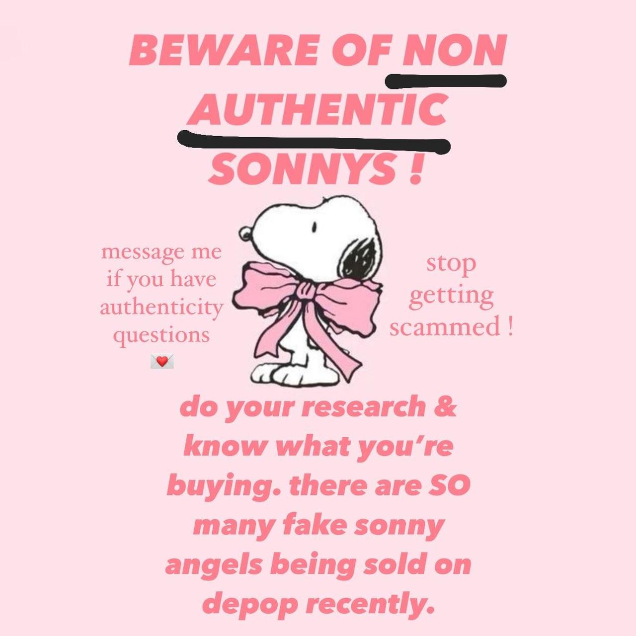 LOTS OF FAKE SONNY ANGELS ARE BEING SOLD ON THIS... - Depop
