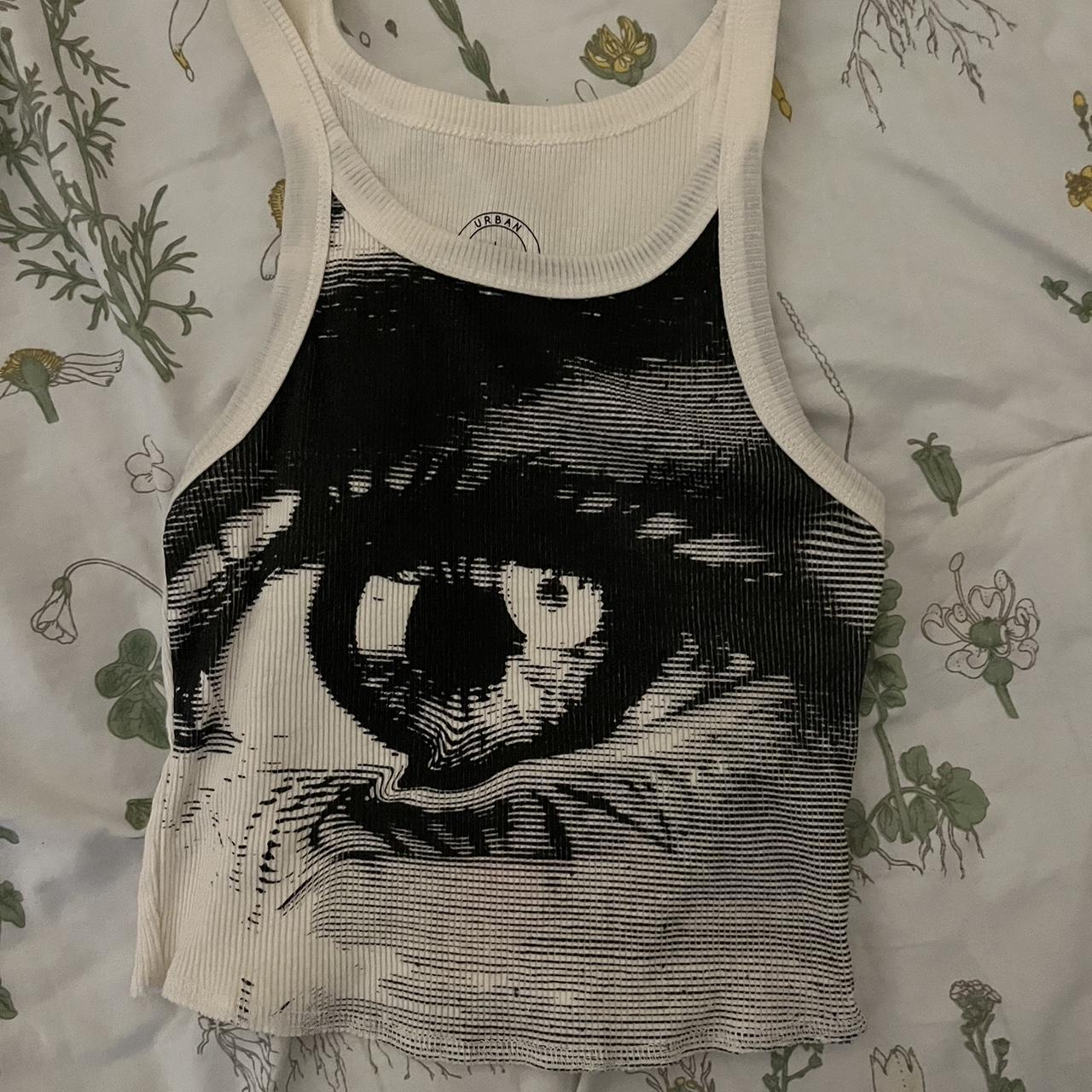 Urban outfitters graphic tank top. Eye design.... - Depop