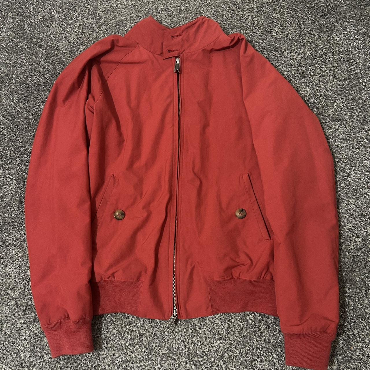 Baracuta G9 Harrington Jacket Red Worn quite a bit... - Depop