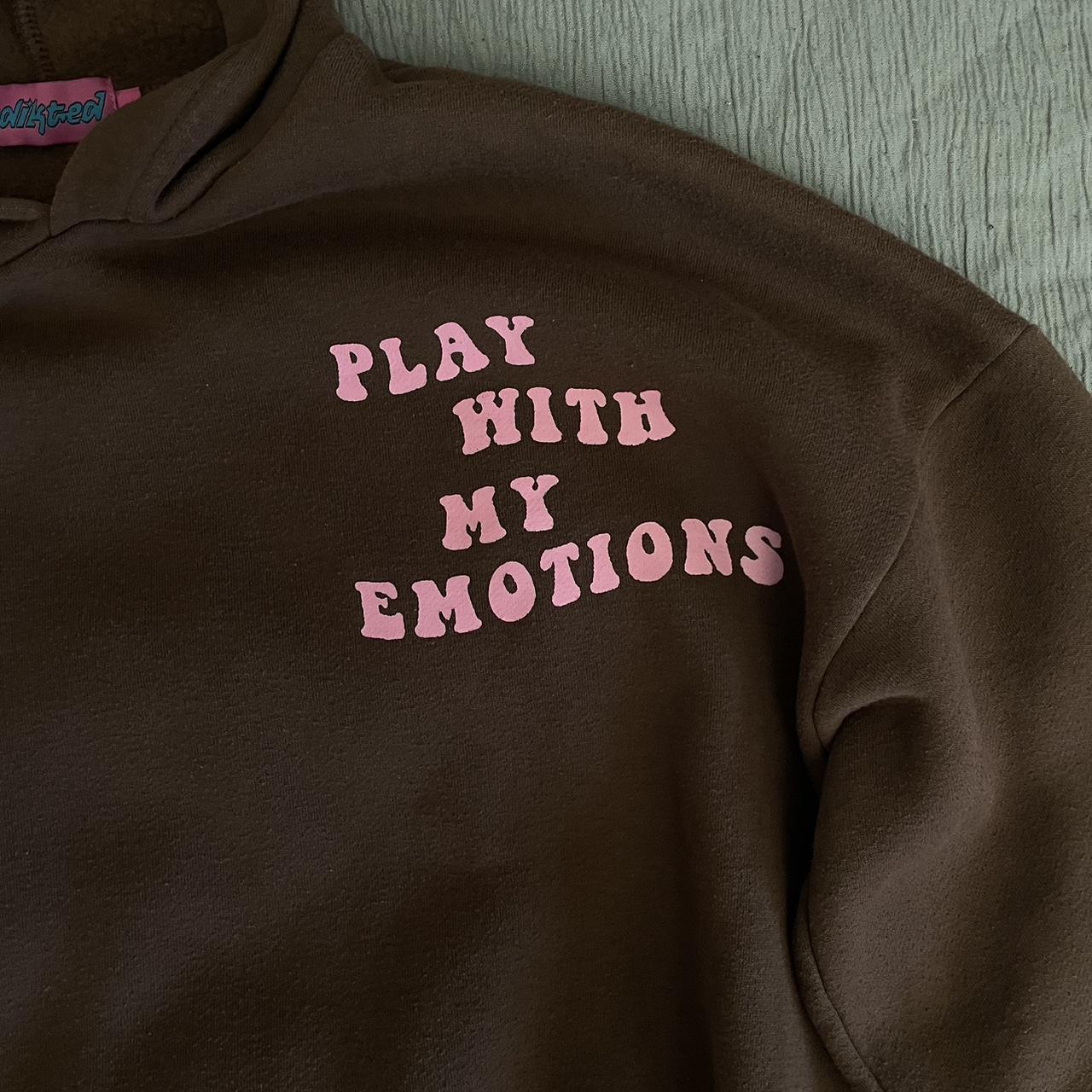 Play With My Emotions Edikted Hoodie🌟 #Streetwear... - Depop