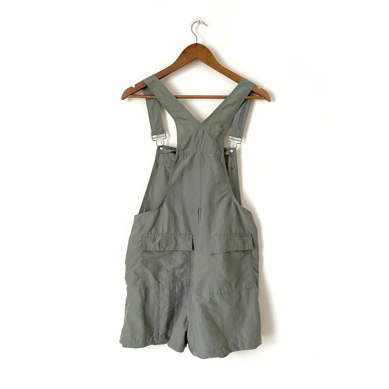 Vintage sage green shortalls Overalls have... - Depop