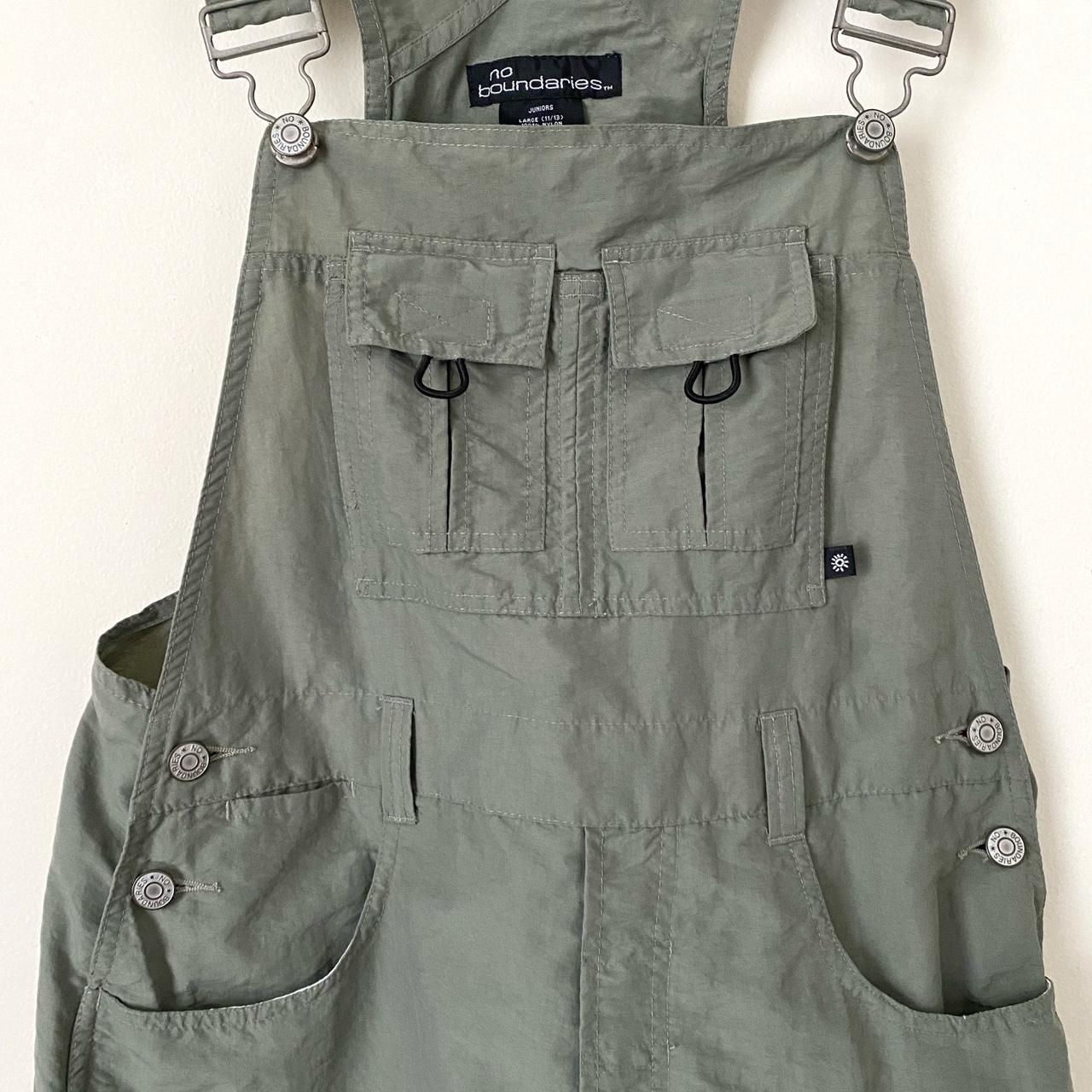 Vintage sage green shortalls Overalls have... - Depop