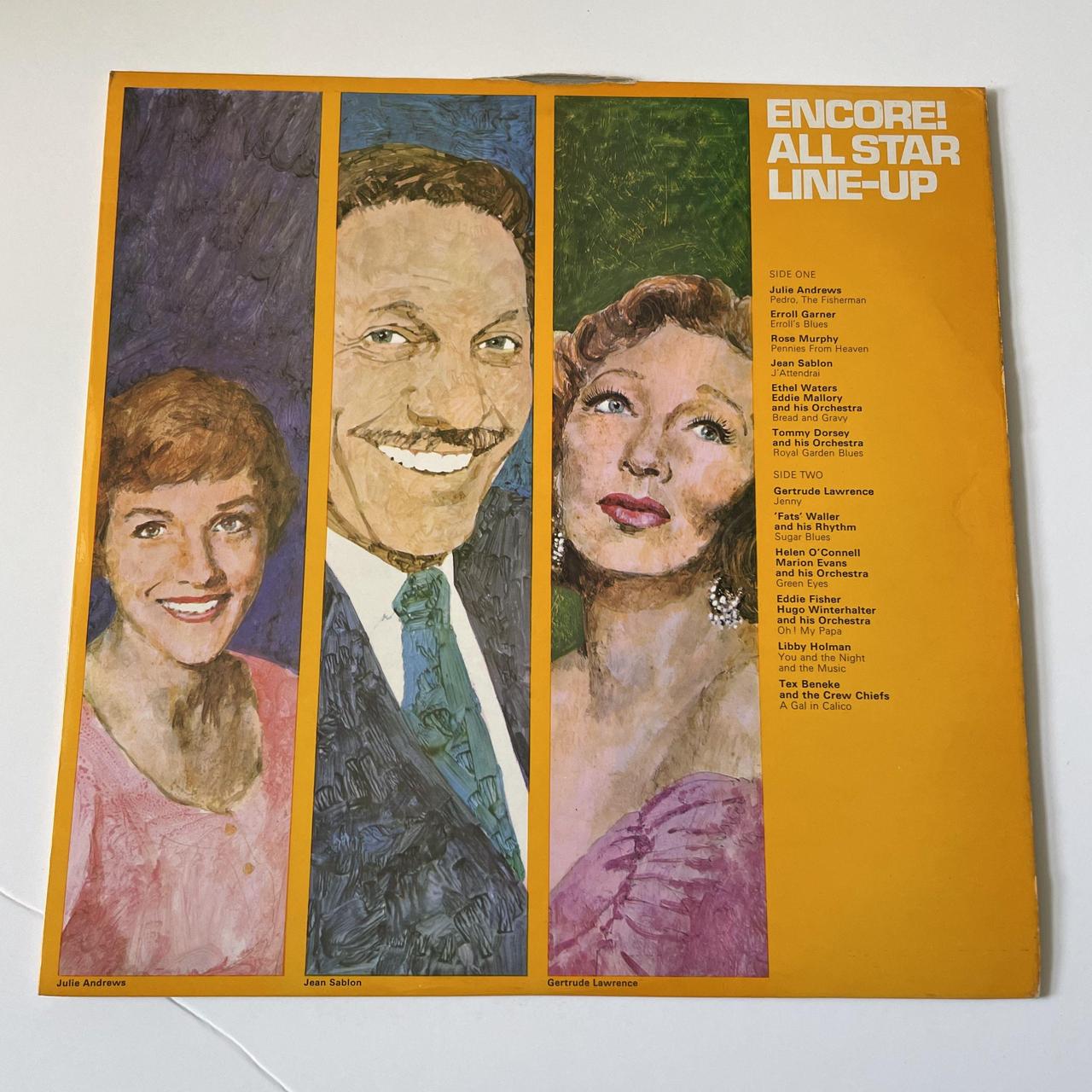 Encore! All Star Line Up Vinyl LP UK 1968 Check... - Depop