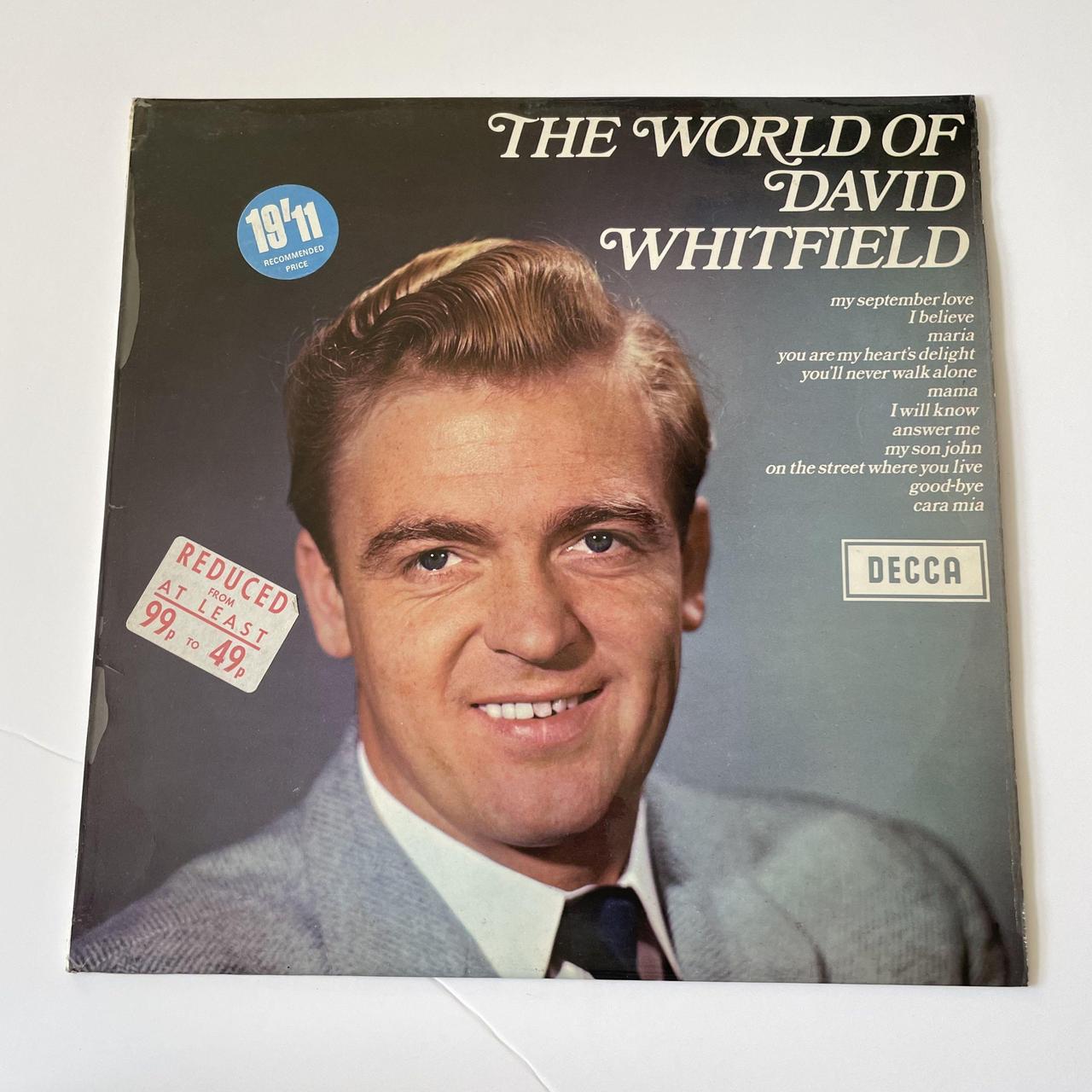 The World of David Whitfield LP Vinyl UK... - Depop