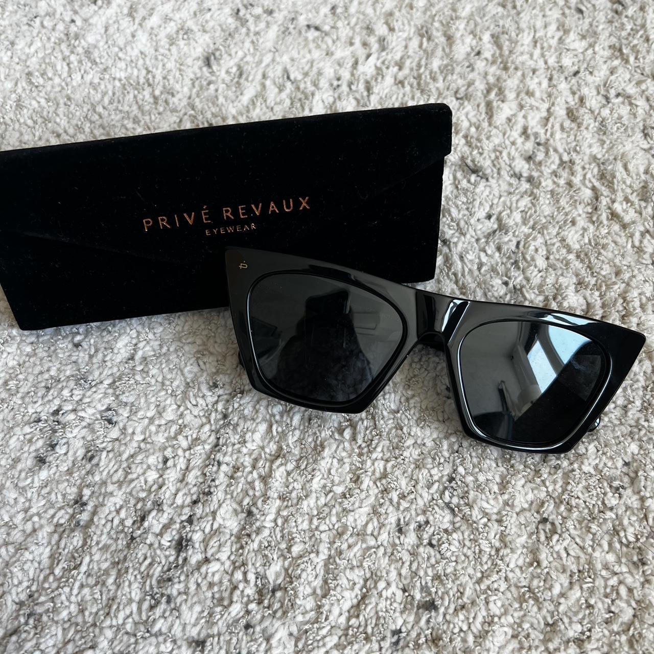 Privé Revaux Women's Black Sunglasses | Depop
