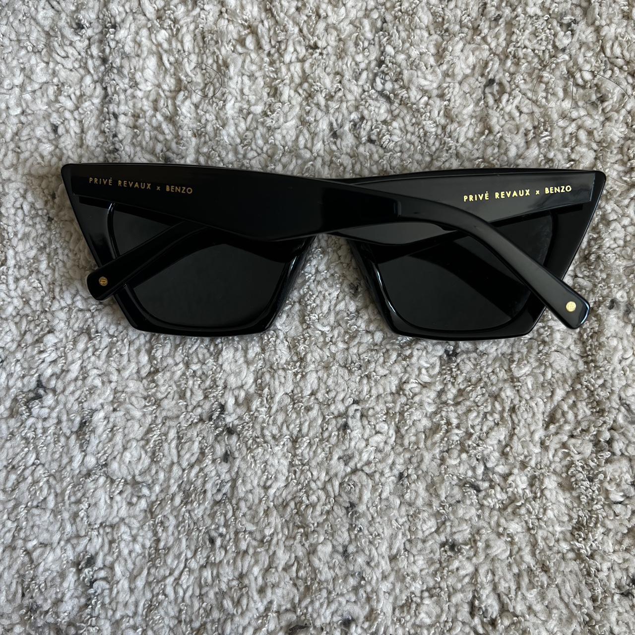 Privé Revaux Women's Black Sunglasses | Depop
