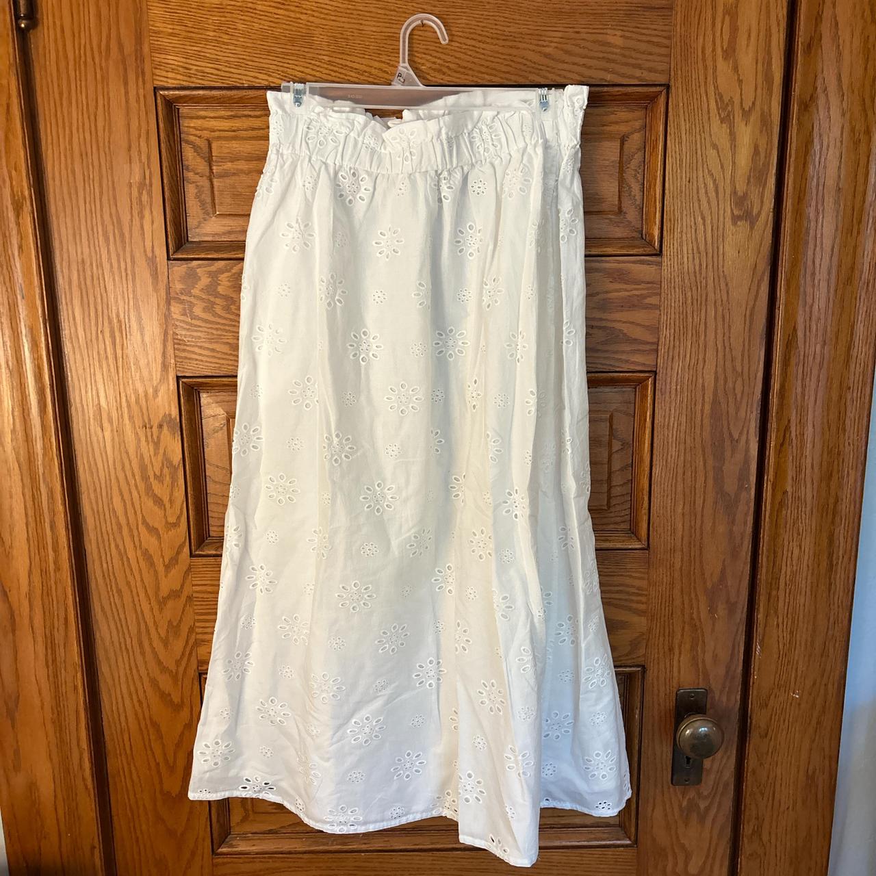 White long skirt brand new never worn. Target brand.... - Depop