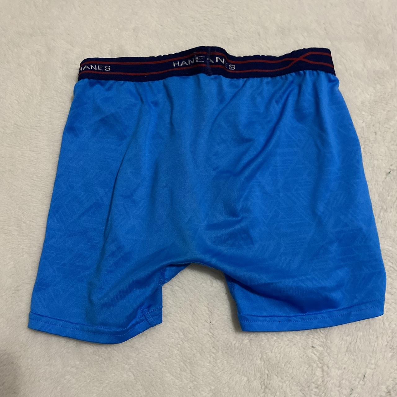Blue Hanes boxers #boxers - Depop