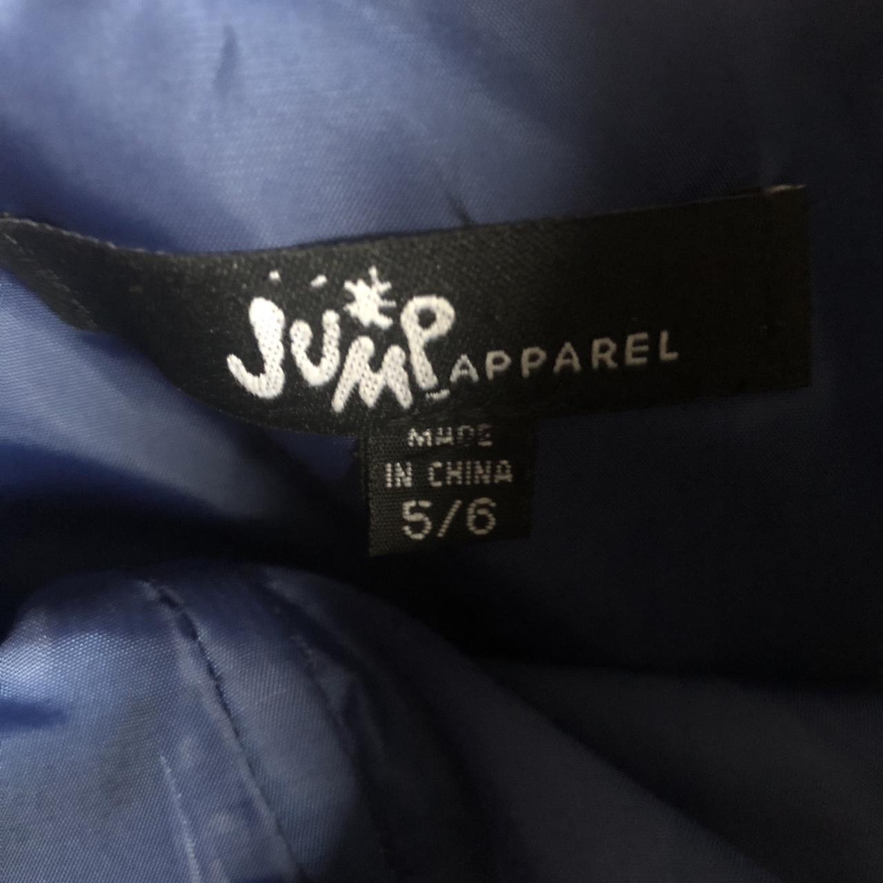 Jump Apparel navy blue dress with gold floral... - Depop