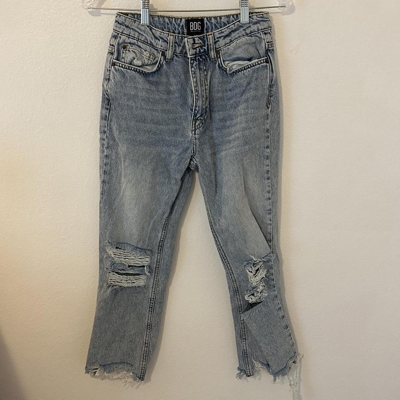 bdg high rise cropped flare jeans. never worn - Depop