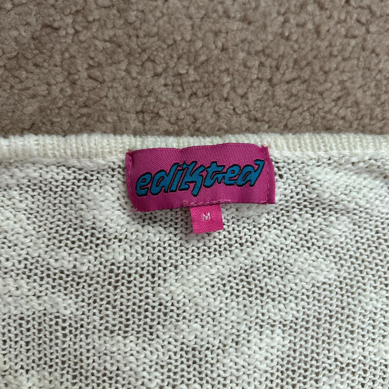 white edikted sweater top ~rarely worn ~size... - Depop