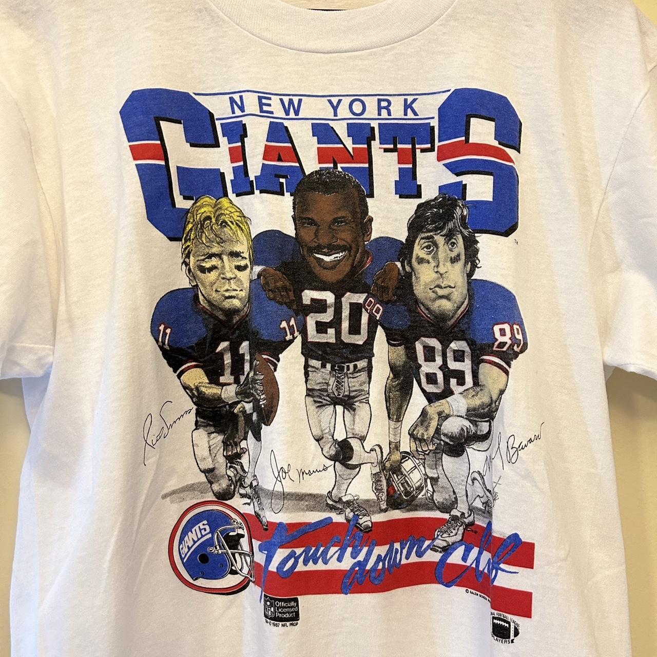 1987 New York Giants Touchdown Club T-Shirt Size... - Depop