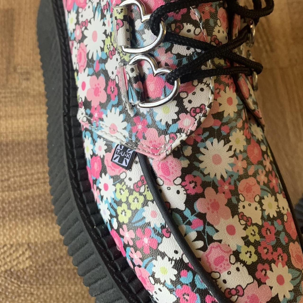 •T.U.K. Hello Kitty Daisy Mondo Creepers •These... | Depop