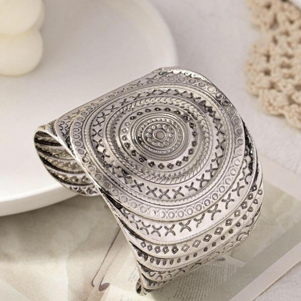 A Bohemian Style Fashionable Exaggerated Vintage... | Depop