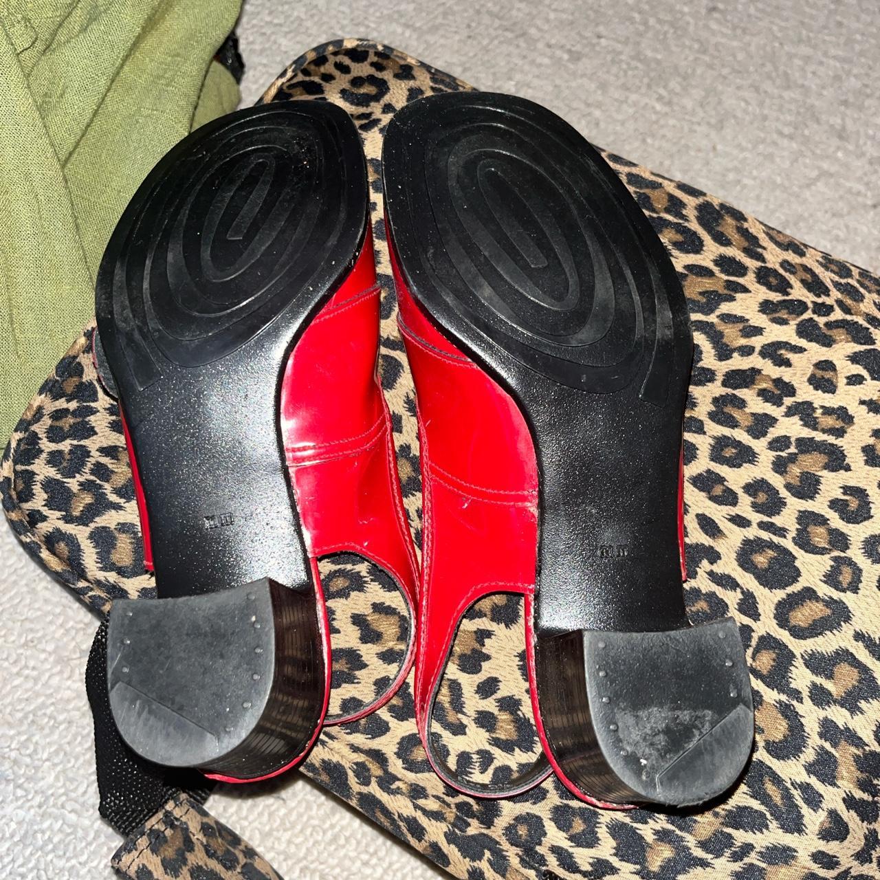 Vintage original 1950s red devonshire shoes. Size uk... - Depop