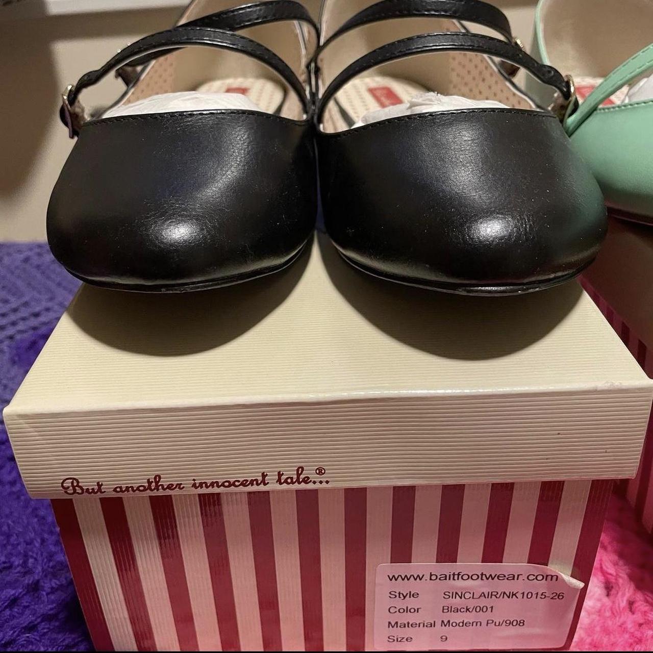 BAIT Footwear Sinclair black matte flats, vegan,... - Depop