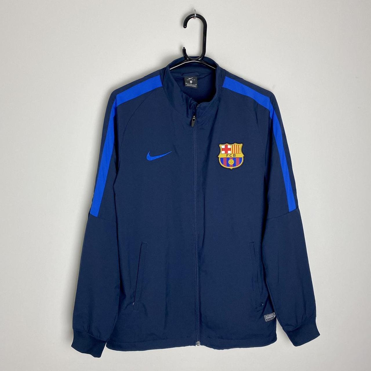 Barcelona Nike Football Soccer Track Top Jacket... - Depop