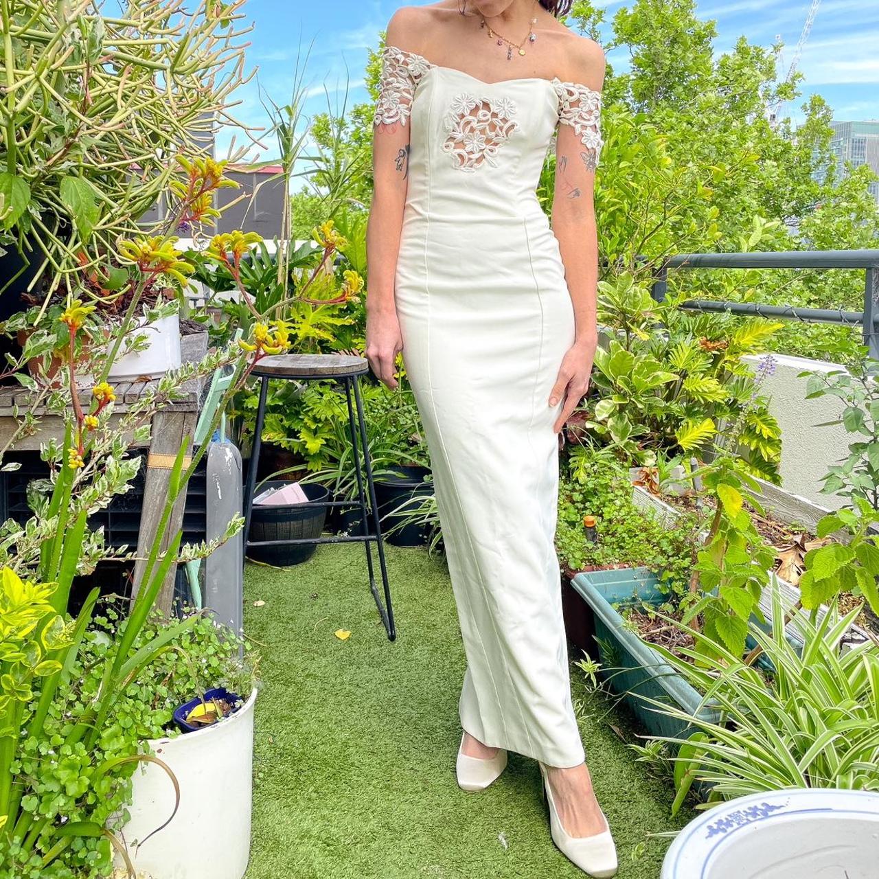 Absolutely stunning vintage Ruth Tarvydas gown... - Depop