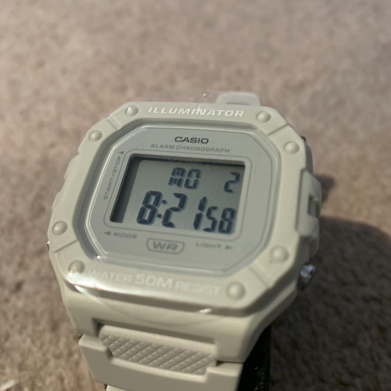 Gorgeous casio cream illuminator watch, brand new... - Depop