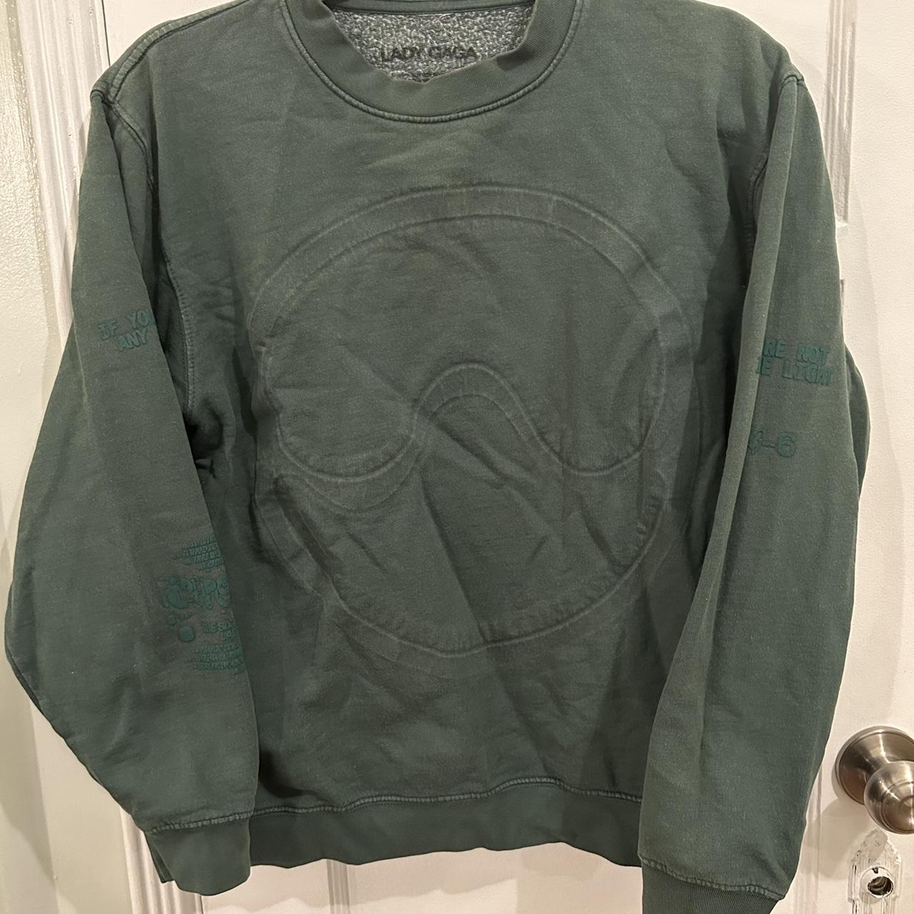 Lady Gaga Official Chromatica Green Embossed... - Depop