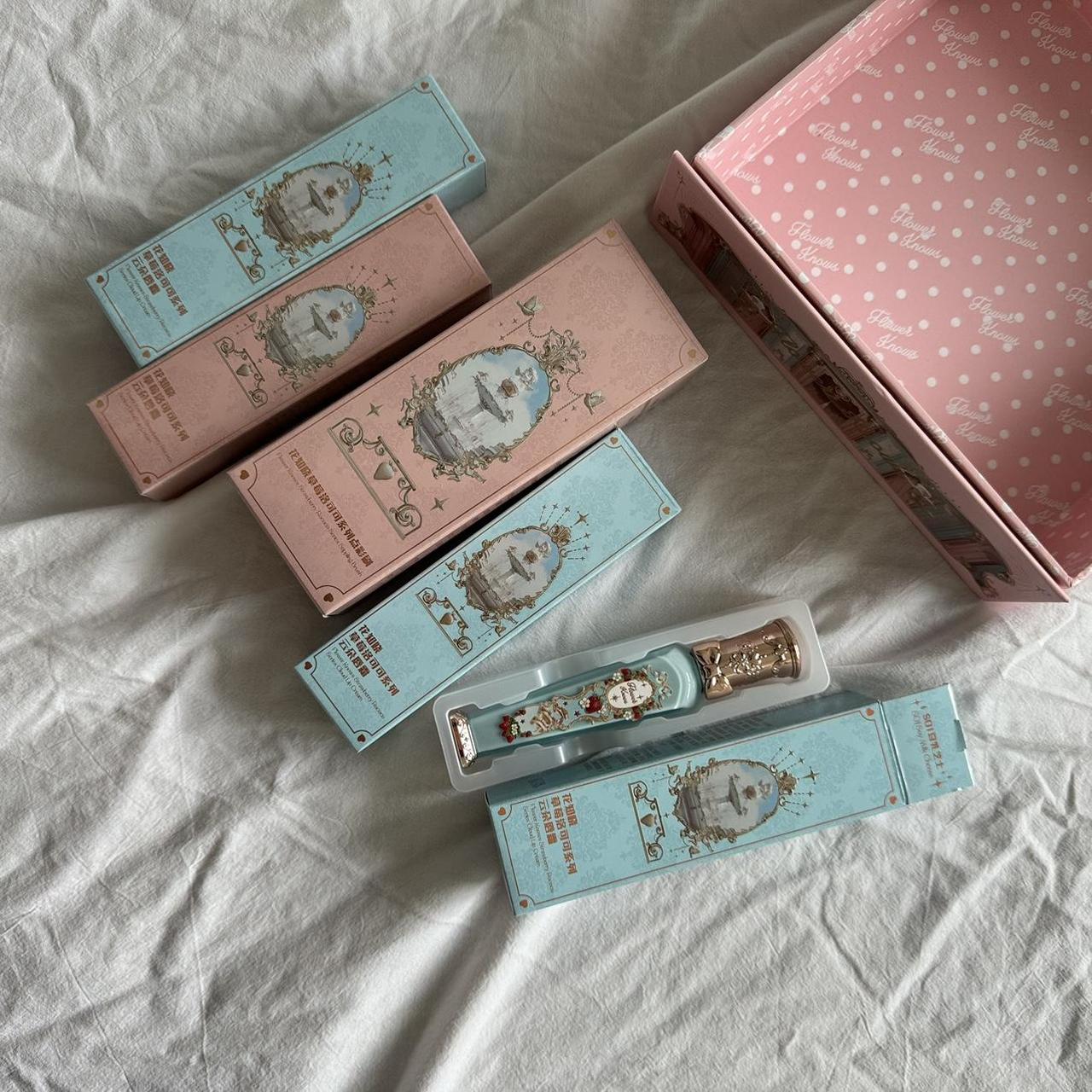 Flower Knows Lip Cream and Brush Box Set - four lip... - Depop