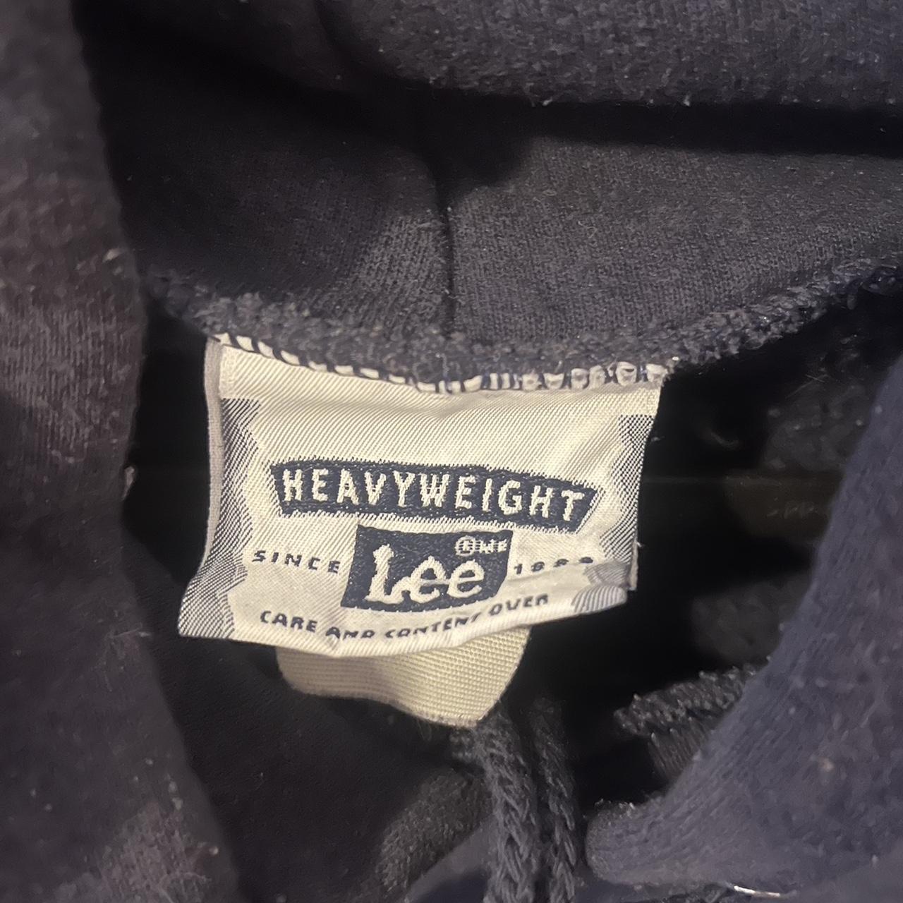 Navy blue Snapple hoodie size L Lee Heavyweight Hoodie - Depop