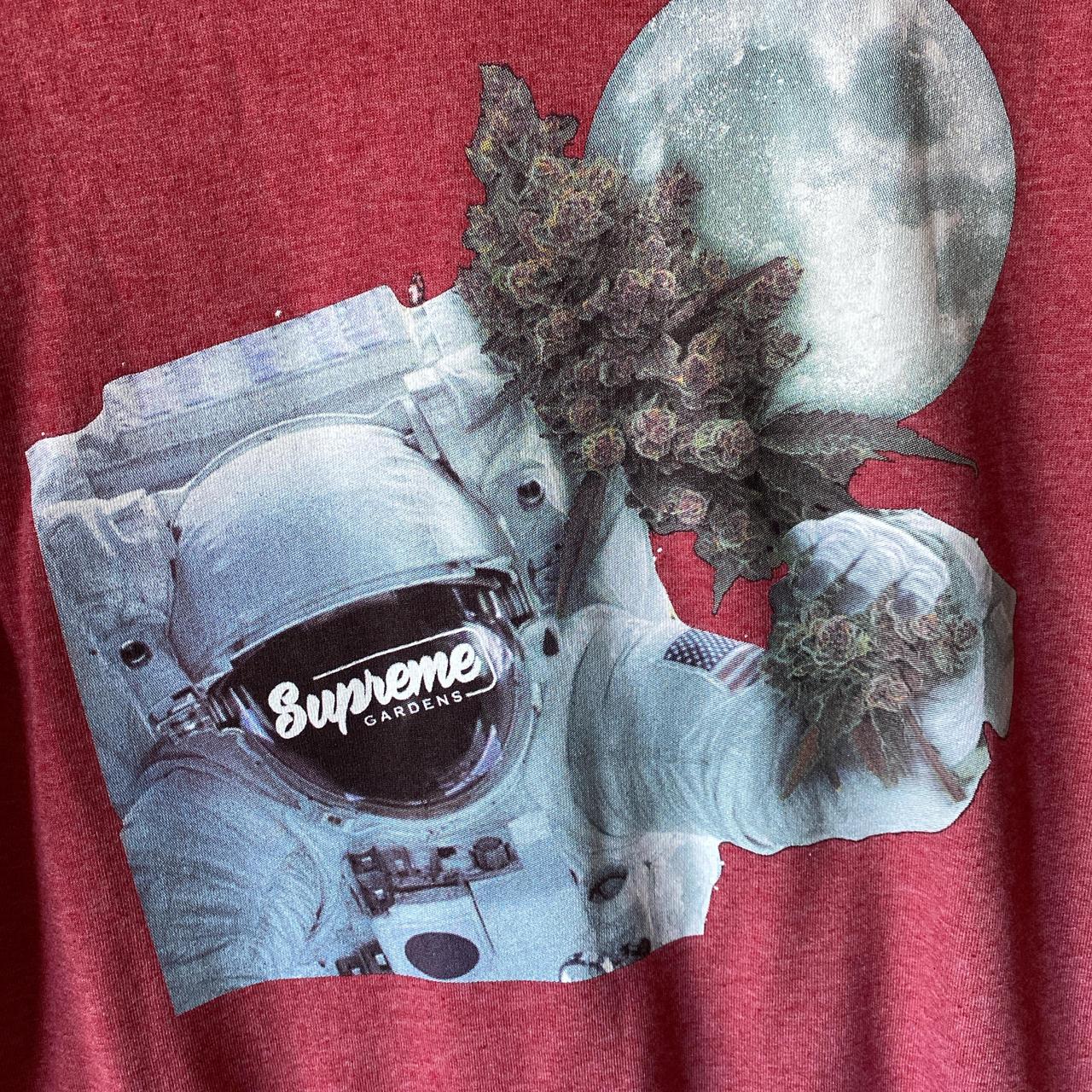 Supreme space/flower shirt. - Depop