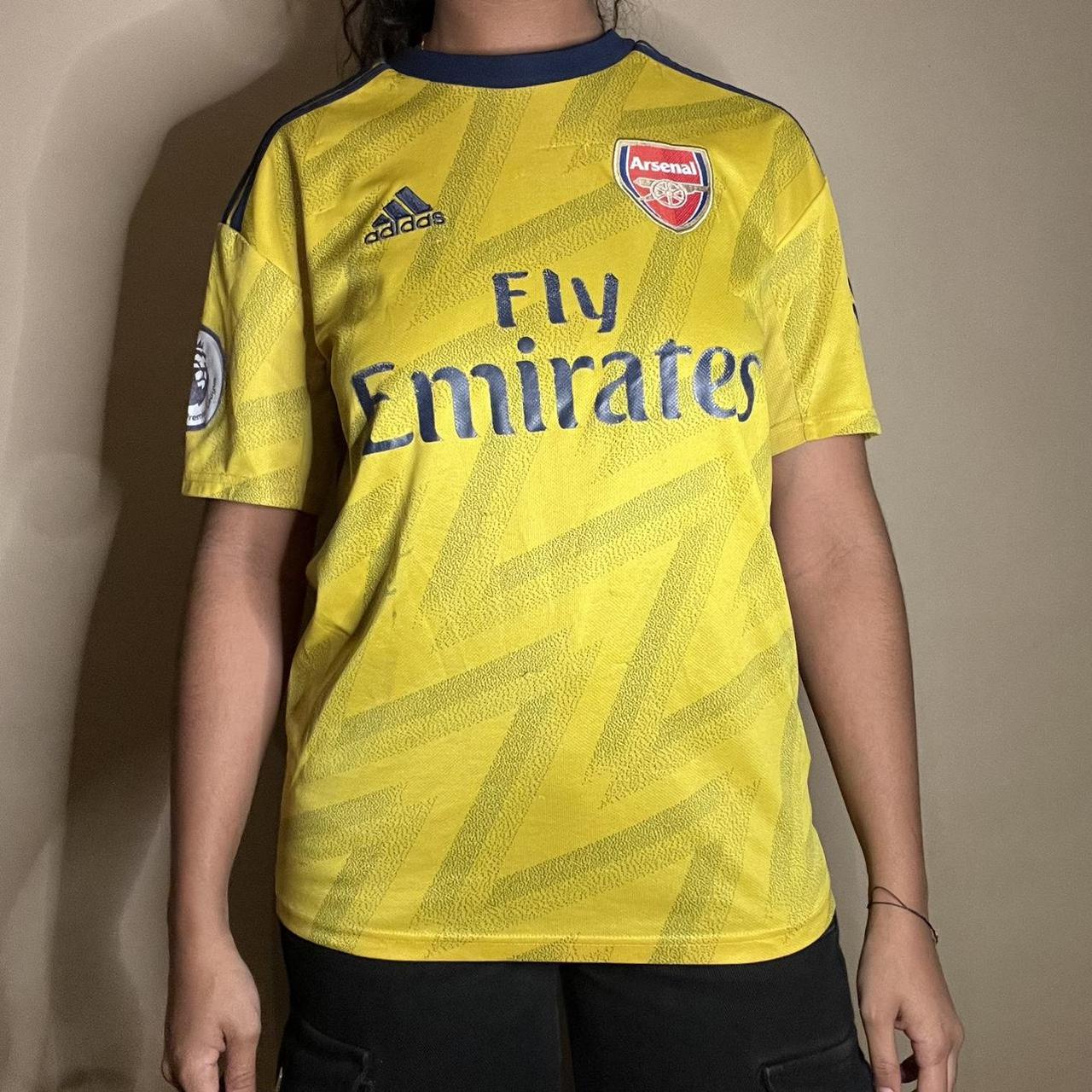 ADIDAS “fly emirates” yellow graphic jersey!!... - Depop