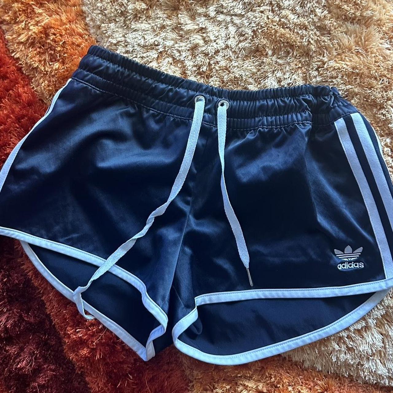Black Adidas shorts Womens Small Worn like twice - Depop