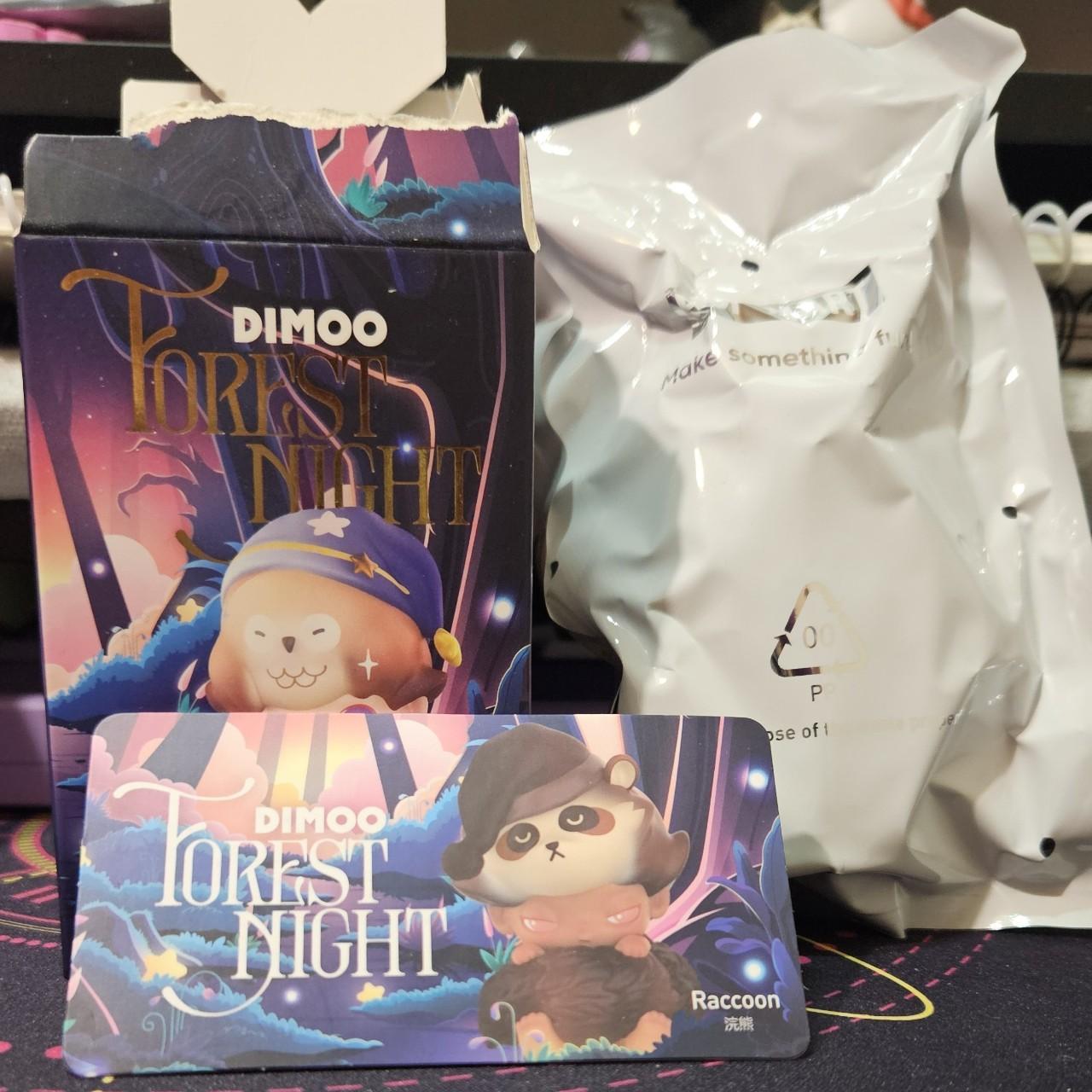 Popmart Dimoo - Forest Night - Racoon Blind Box... - Depop