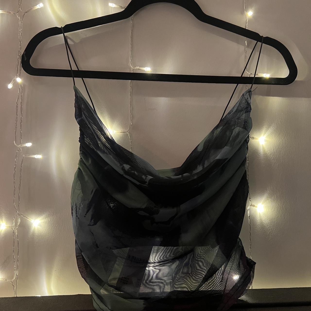 Urban Outfitters Women's Blue and Purple Vest | Depop