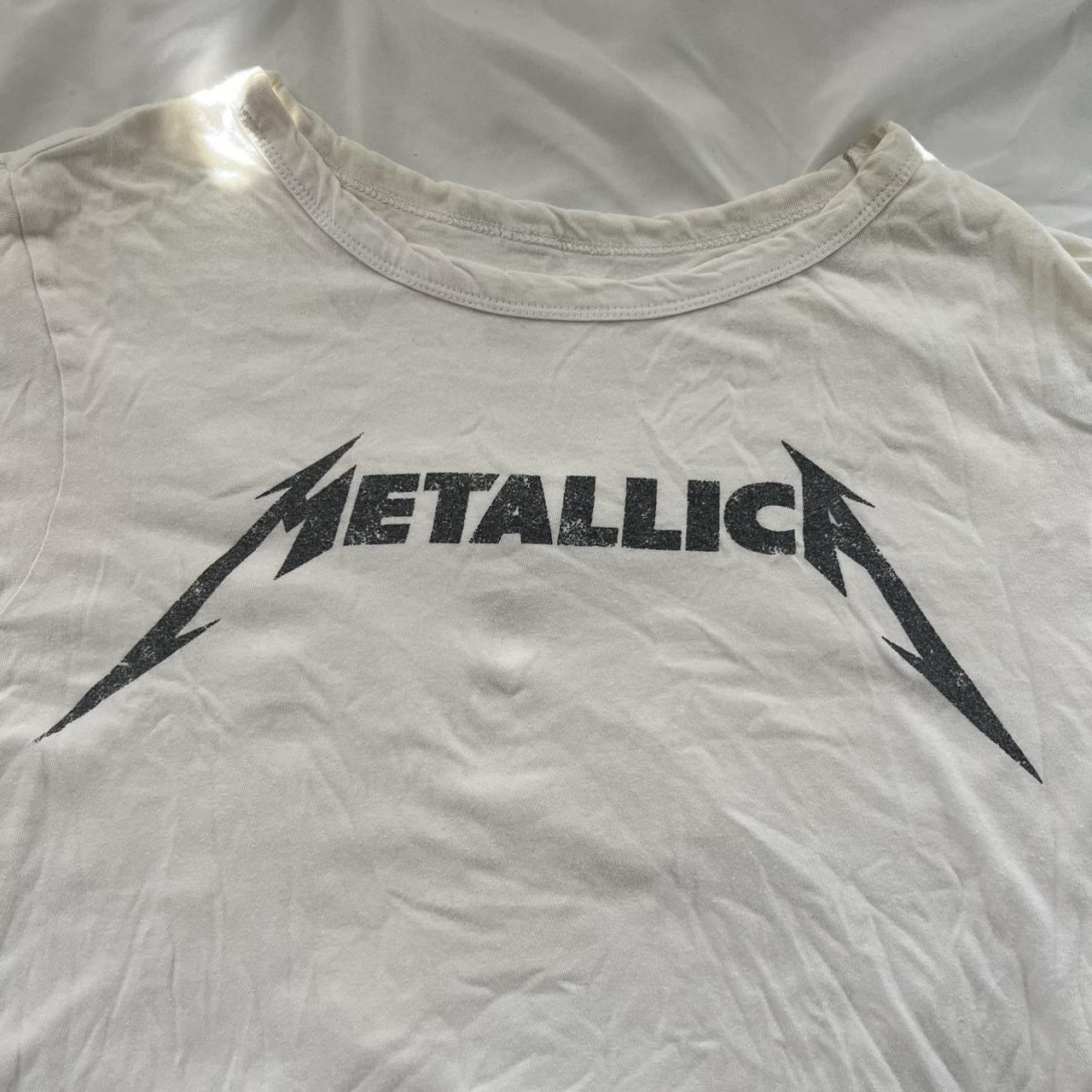 Metallica small tee super cute and soft size medium... - Depop