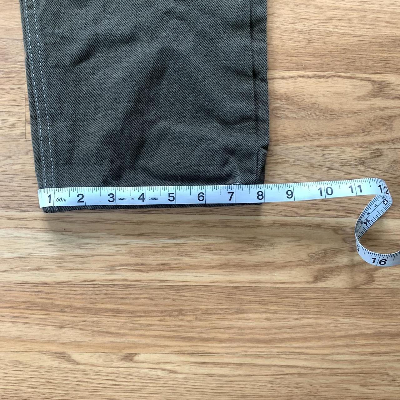 Green Levi 501 jeans (NOTE: seem shrunk so ask me... - Depop