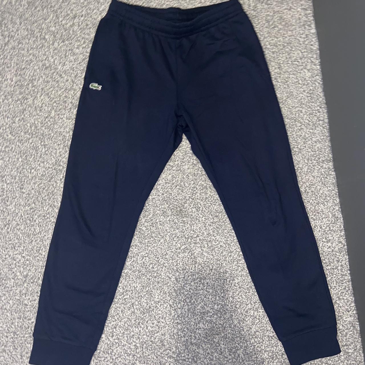 Lacoste joggers/tracksuit bottom Only worn to try,... - Depop