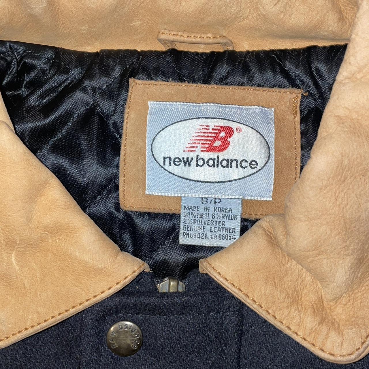 Vintage New Balance Varisty Esque Jacket Size S Near... - Depop