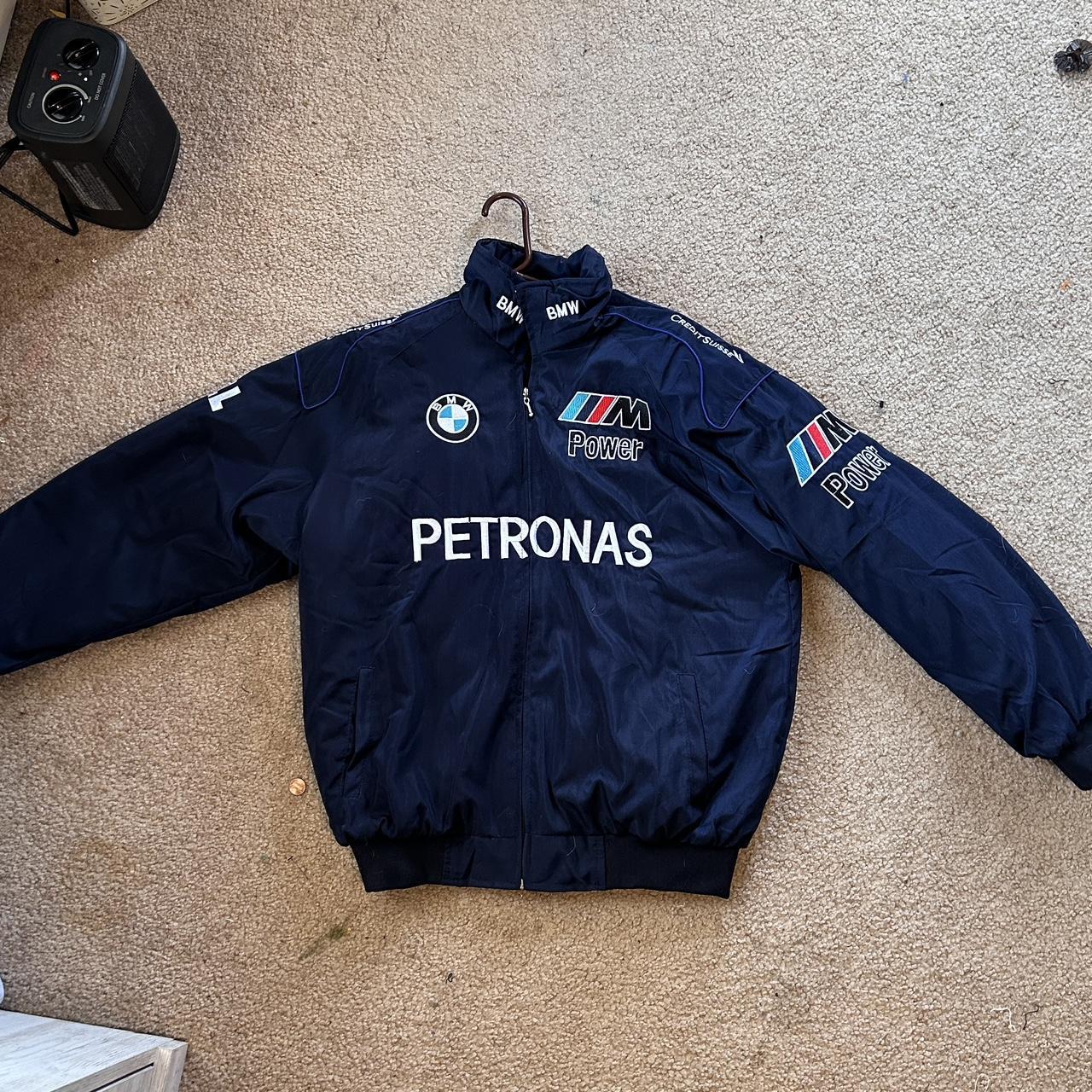 Medium BMW Nascar F1 Racing Bomber Jacket - Brand... - Depop