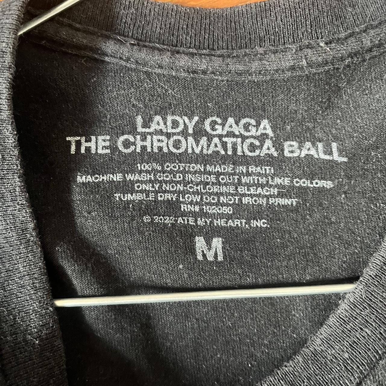 Lady Gaga Chromatica Ball graphic T-shirt Front &... - Depop