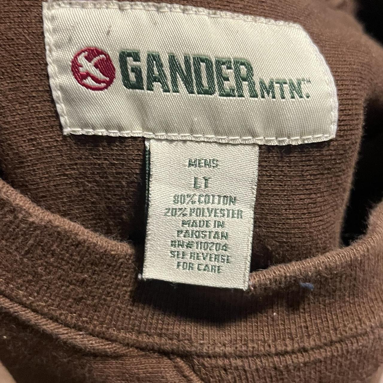 Y2k gander mountain heavyweight crewneck Size large... - Depop