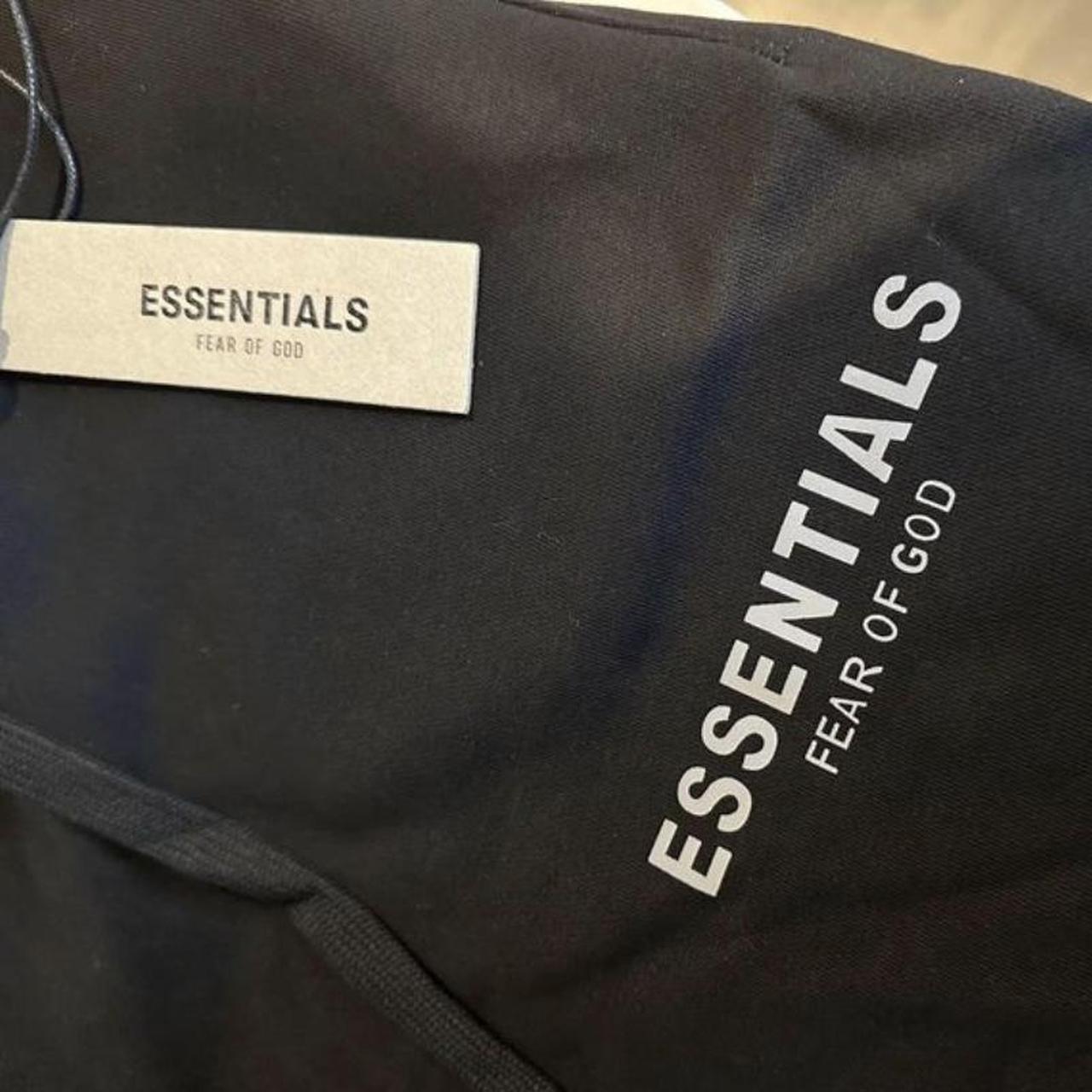 medium essentials shorts !! never worn still with... - Depop