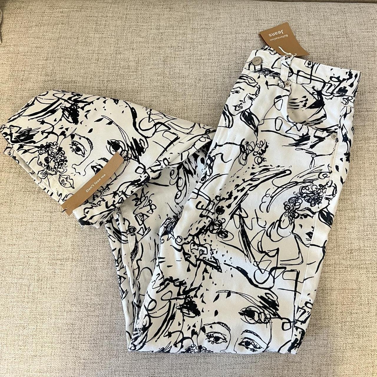 Reformation Wilder high rise wide leg JEANS in Vogue... - Depop