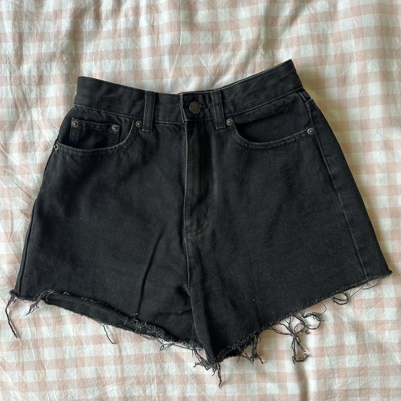 Glassons denim mini shorts. Worn once, size 6 $10.... - Depop