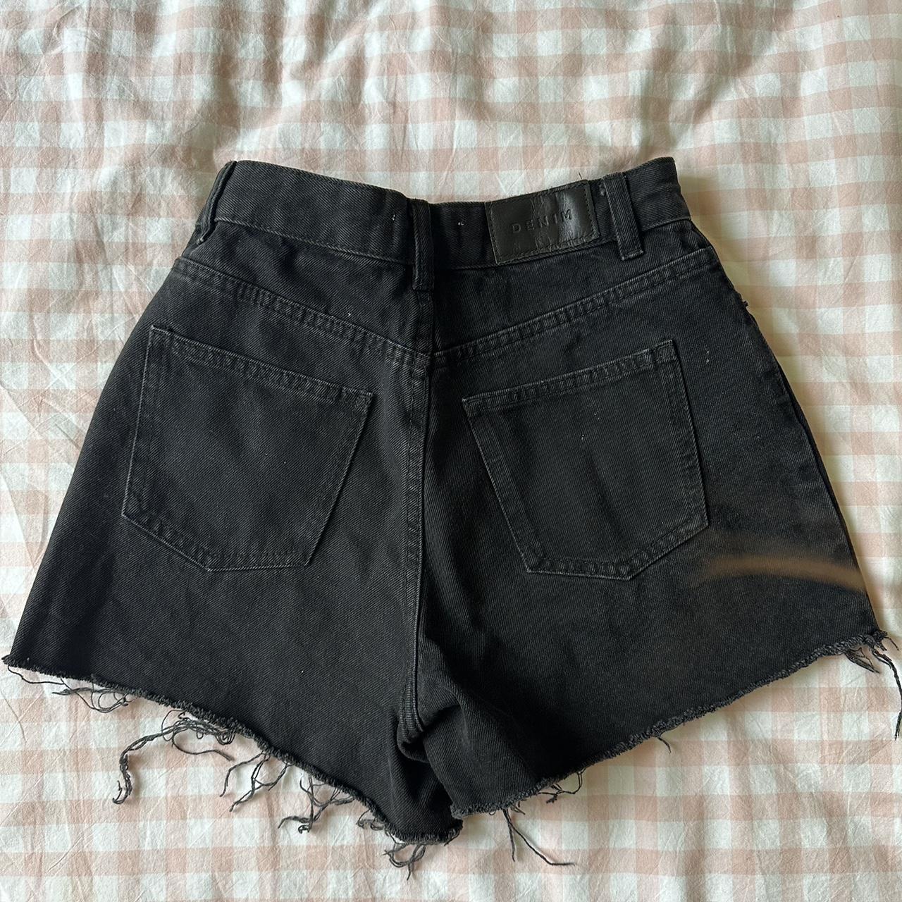 Glassons denim mini shorts. Worn once, size 6 $10.... - Depop