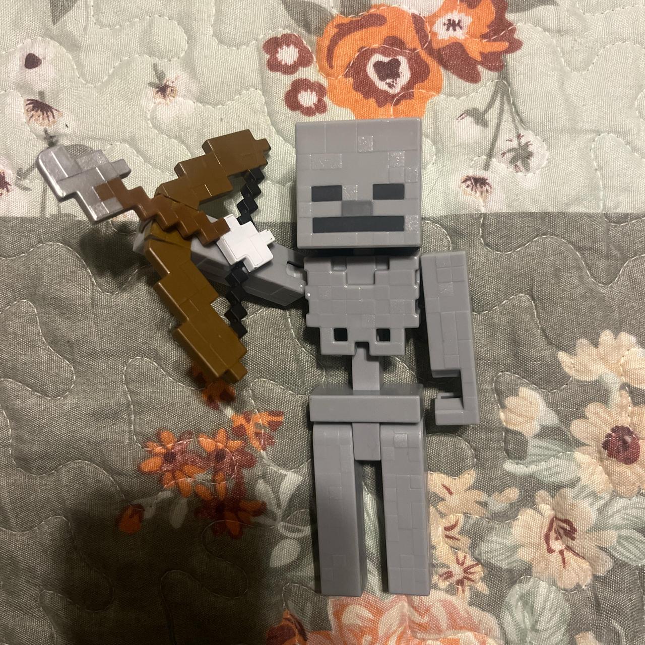 Minecraft figure, complete. Skeleton shoots the... - Depop