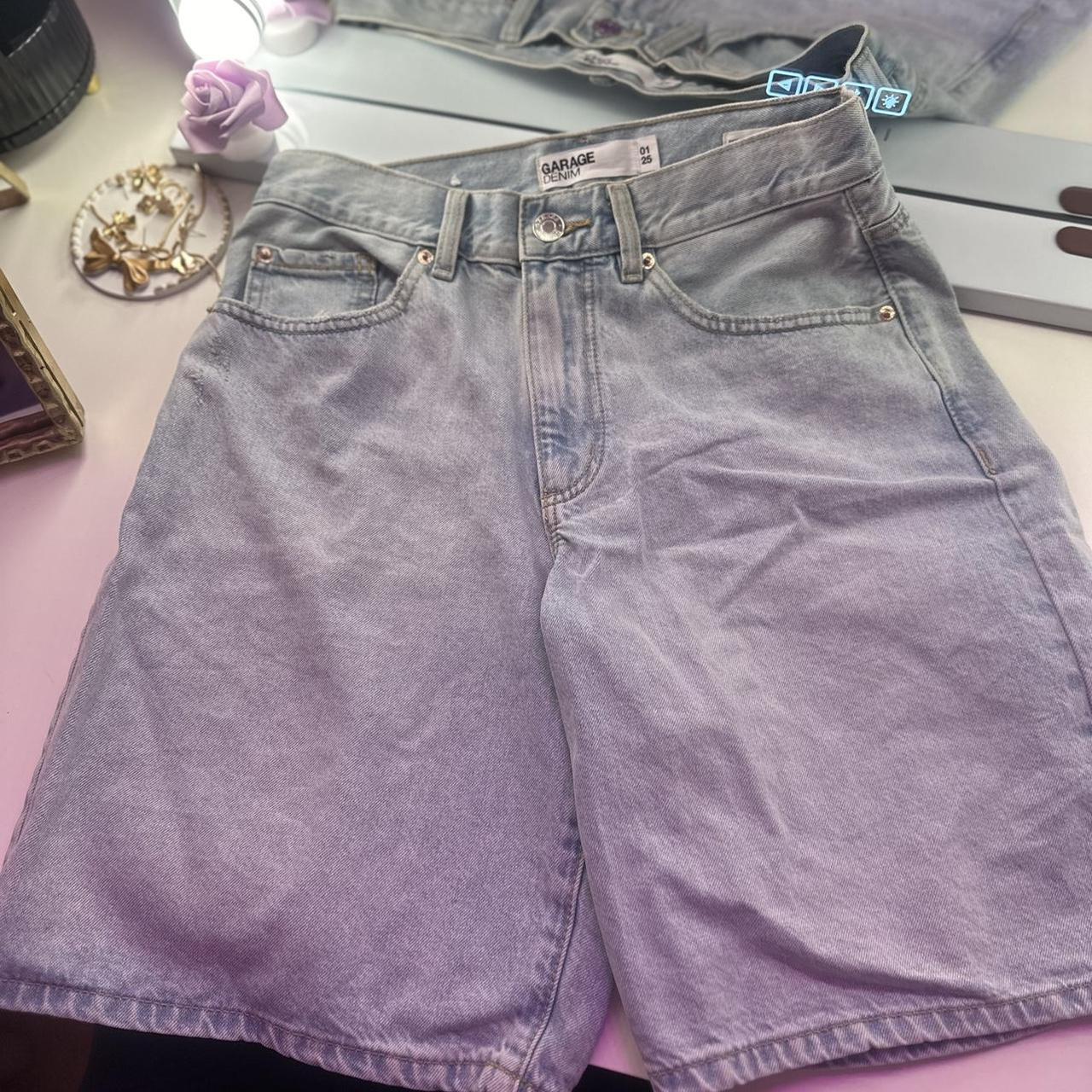garage women’s jorts, size 25, only worn once,... | Depop