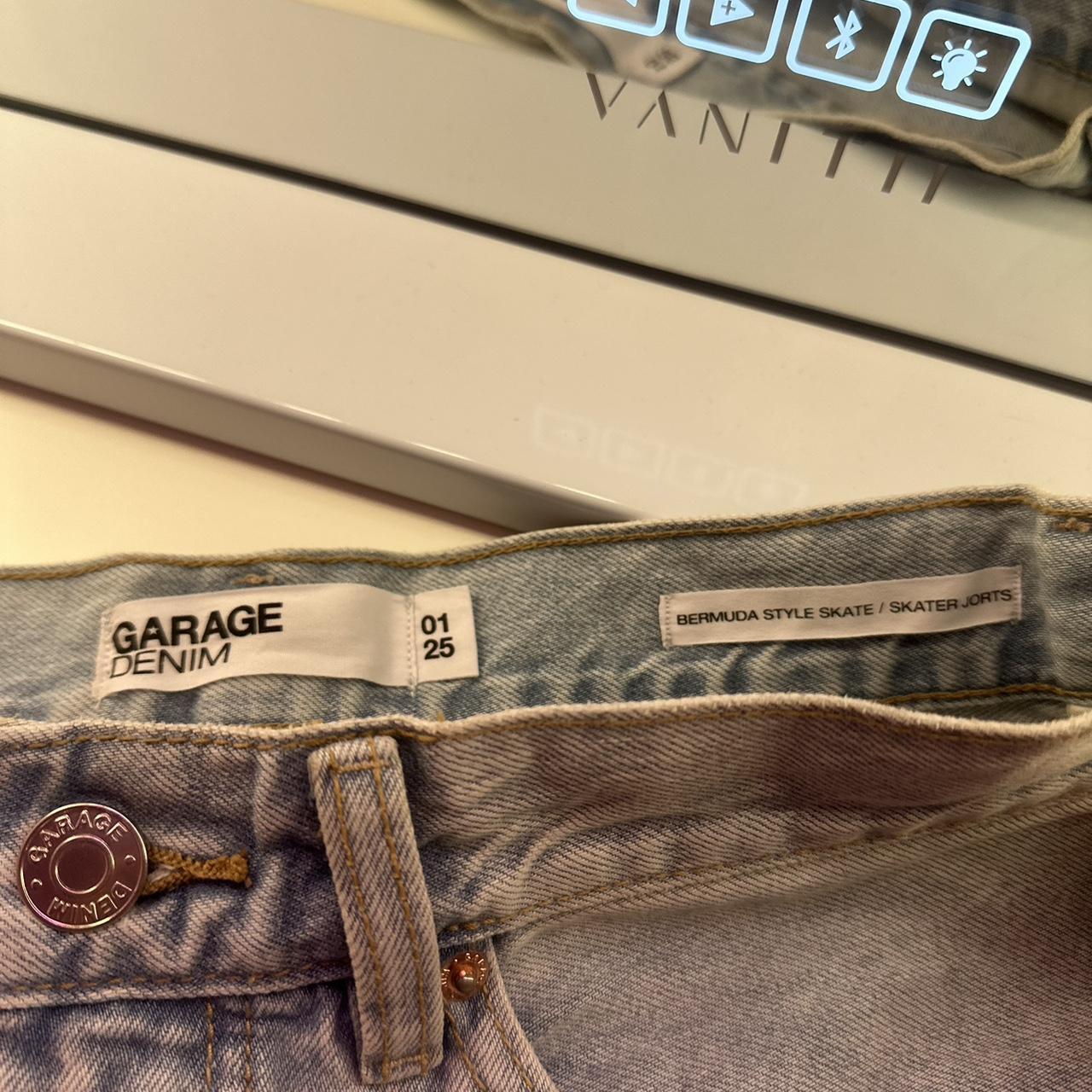 garage women’s jorts, size 25, only worn once,... | Depop