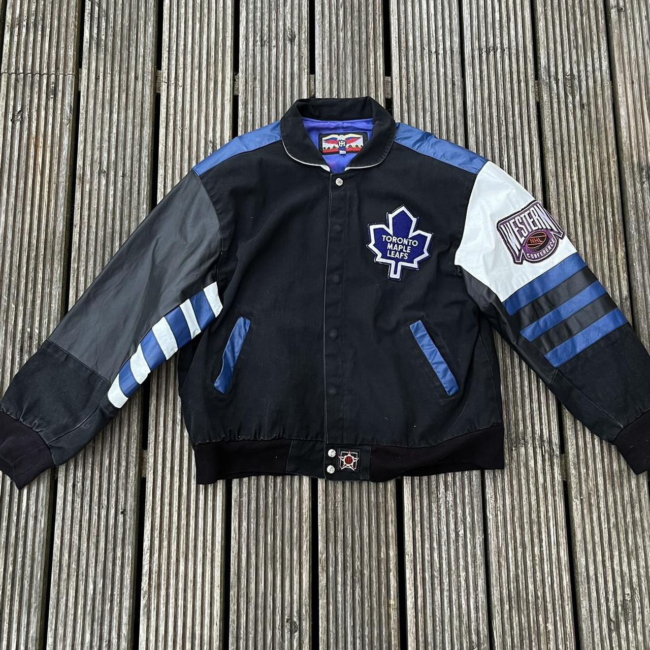 NHL Jeff Hamilton Toronto Maple Leafs Jacket —... - Depop