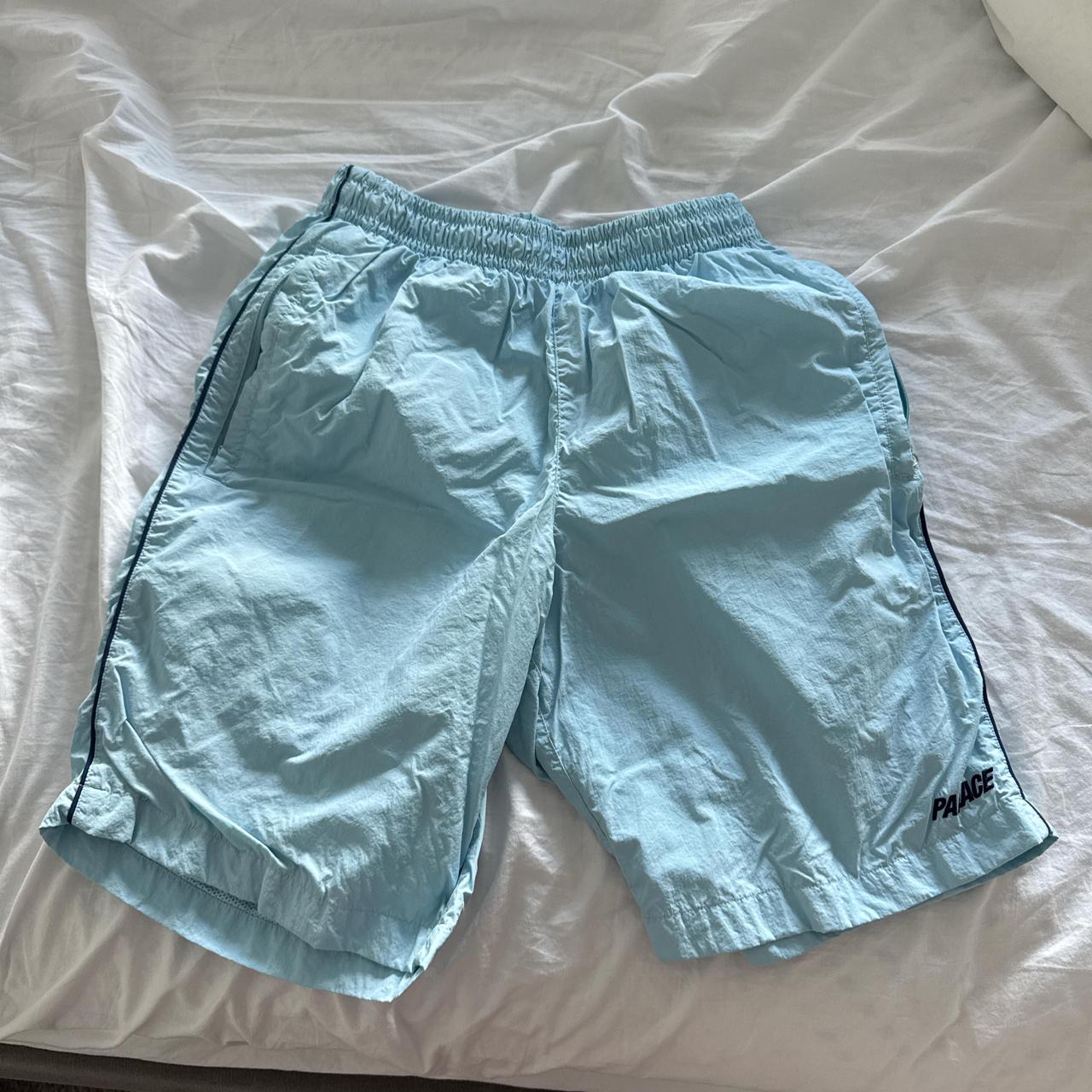 Piped shell short sky | Depop