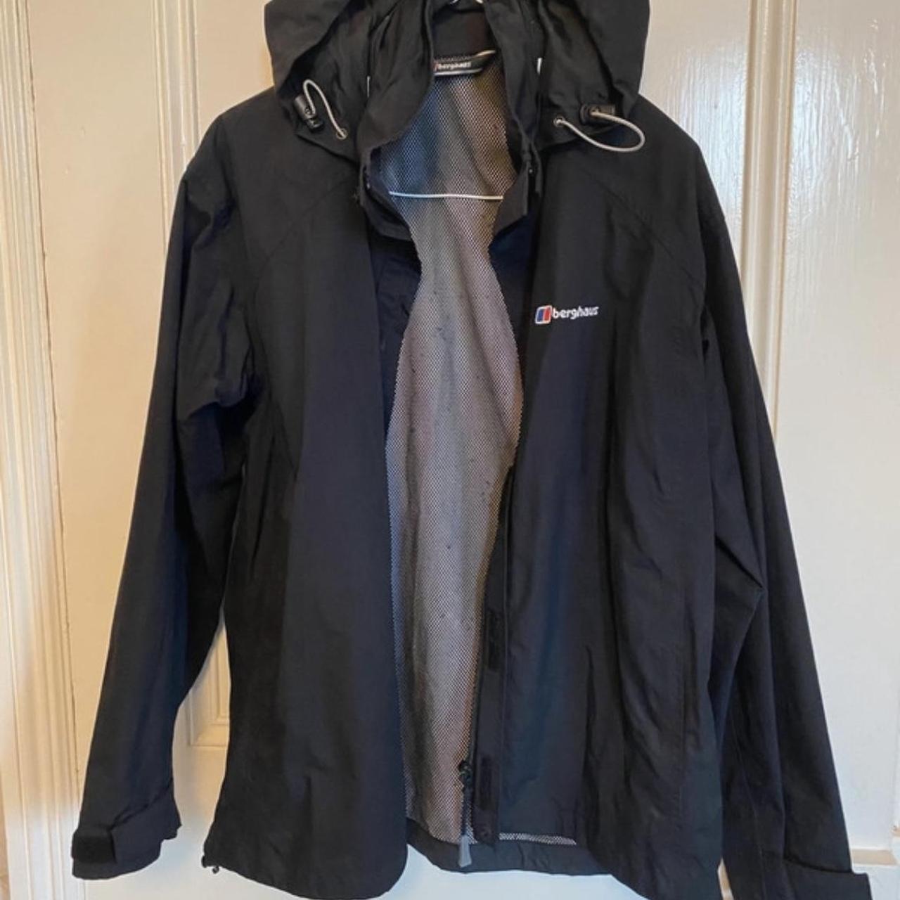Berghaus waterproof jacket black #Berghaus... - Depop